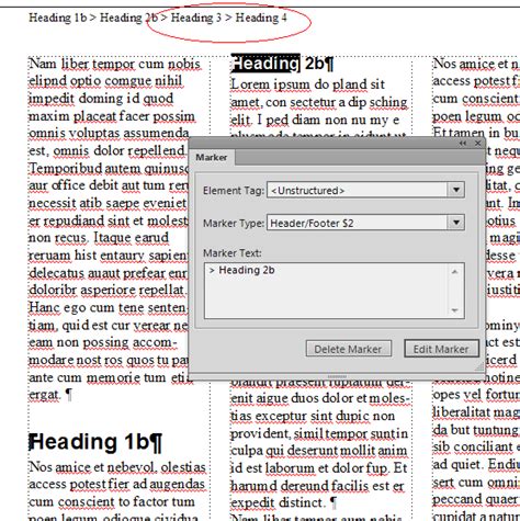 Solved Running Header Variable Question Adobe Community