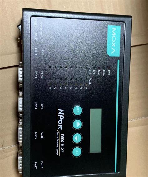New Moxa Nport 5650 8 Dt Nport 5150A T 8 Port Serial Server Serial Server And Moxa Price