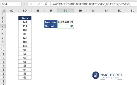 25 Helpful Statistical Functions Of Excel Statistical Functions With Example Insightoriel