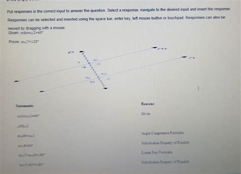 Solved Put Responses In The Correct Input To Answer The Question Select A Response Navigate