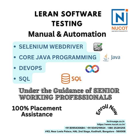 Nucot Bangalore On Linkedin Webtesting Softwaretesting
