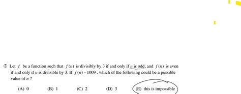 Solved 5 Let F Be A Function Such That F N Is Divisibly