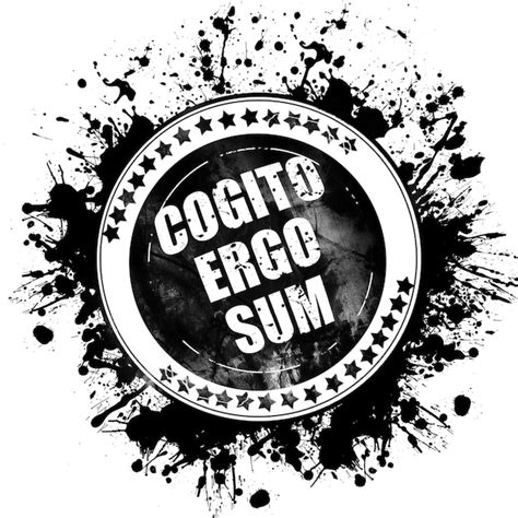 Premium Photo Cogito Ergo Sum