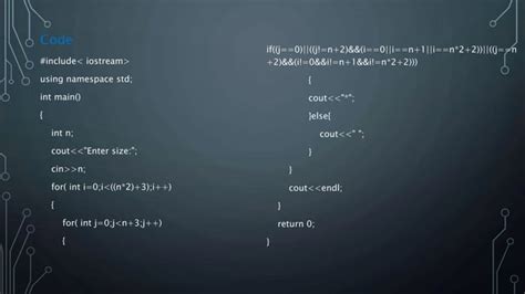 C Programming Pattern Ppt Free Download