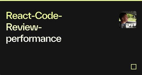 React Code Review Performance Codesandbox