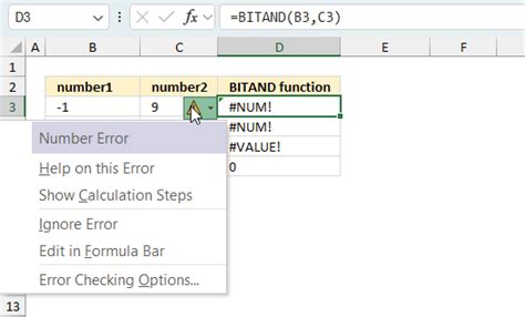 How To Use The Bitand Function