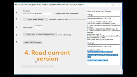 How To Update Bno055 Firmware Using Arduino Uno Youtube