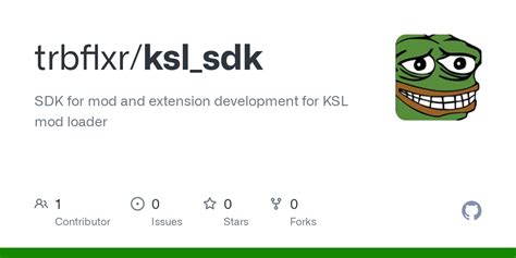 Github Trbflxr Ksl Sdk Sdk For Mod And Extension Development For Ksl Mod Loader