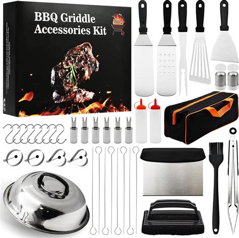 41 Pcs Grill Tools Utensils Set Griddle Accessories Kit