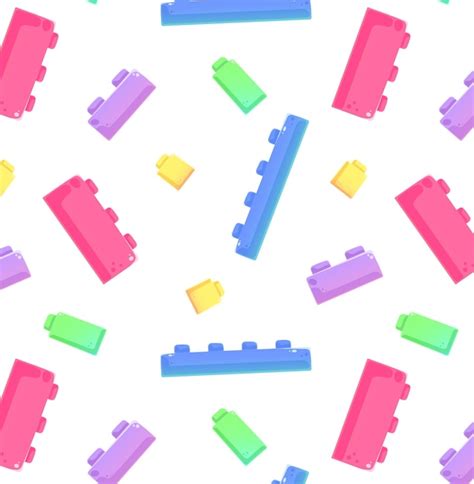 Premium Vector Colorful Vector Seamless Pattern With Multicolored