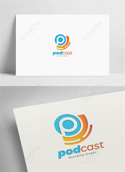 팟 캐스트 P 레터 로고 이미지 사진 450129863 무료 다운로드