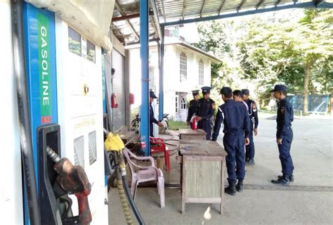 မြောက်ဦးမြို့၌ မီးဘေးအန္တရာယ်ကြိုတင်ကာကွယ်နိုင်ရေးအတွက် စက်သုံးဆီဆိုင်မ