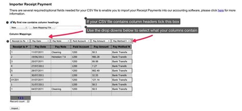 Import Purchase Receipt Payments CSV Knowledge Base IRIS KashFlow