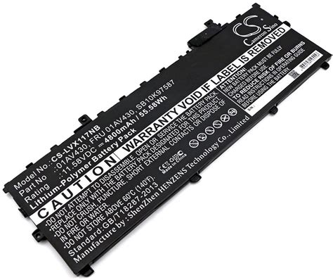 Batteri Till Lenovo Thinkpad X Carbon Mfl K P H R Teknikdelar Se