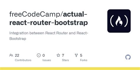 Github Freecodecampactual React Router Bootstrap Integration Between React Router And React
