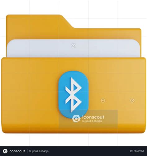Bluetooth Folder 3d Icon Download In Png Obj Or Blend Format