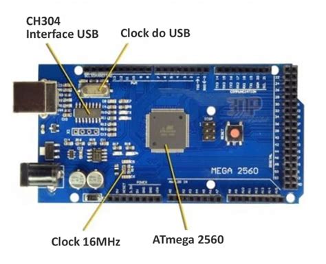Arduino Mega 2560 Sem Cabo De Dados Ch340 Ref A001 Arduino E
