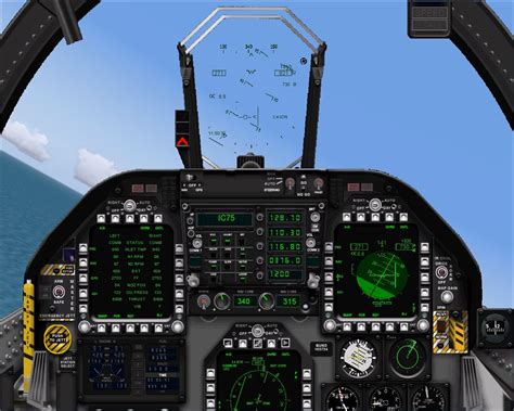 Jet Airlines F A 18 Hornet Cockpit