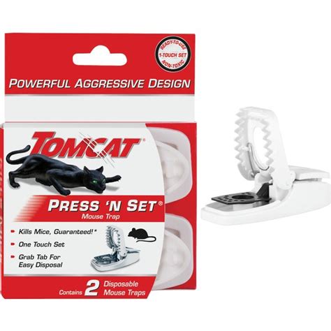 Tomcat Press N Set Mechanical Mouse Trap Pack Almandoz Hardware Ltd
