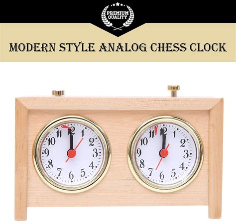 Professional Analog Chess Clock Timer Wooden Clock Philippines Ubuy