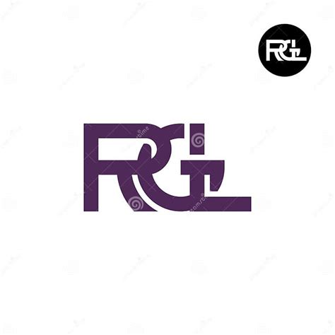 Letter Rgl Monogram Logo Design Stock Vector Illustration Of Letters Business 301167900