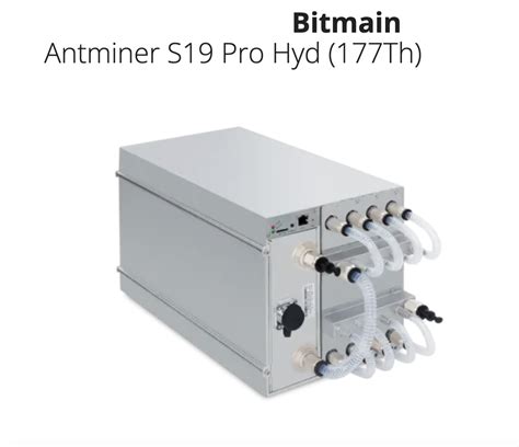 Buy Wholesale China Model Antminer S19 Pro Hyd 177th From Bitmain