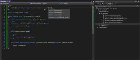 Implicit Cast Between Type And Function Pointer · Issue 58718 · Dotnetroslyn · Github