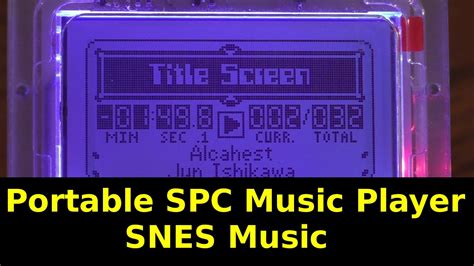 Portable Fpga Spc Snes Player Music Sample Youtube