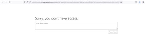 sharepoint online restricted view sorry you don t have access
