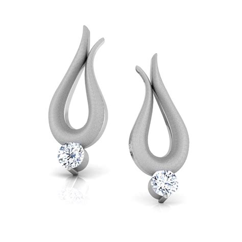 Hug Platinum Platinum Stud Earrings Jewellery India Online