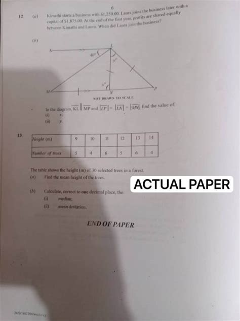 2024 Wassce Core Mathematics Questions Leaked
