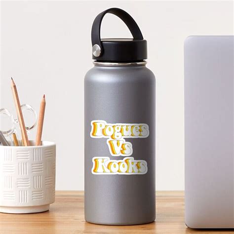 Pogues Vs Kooks Sticker By Bwaykt Redbubble