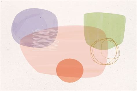 트렌디한 파스텔 색상 배경 무료 벡터