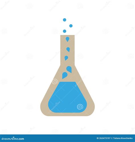 Dissolution Salt In Water Royalty Free Illustration