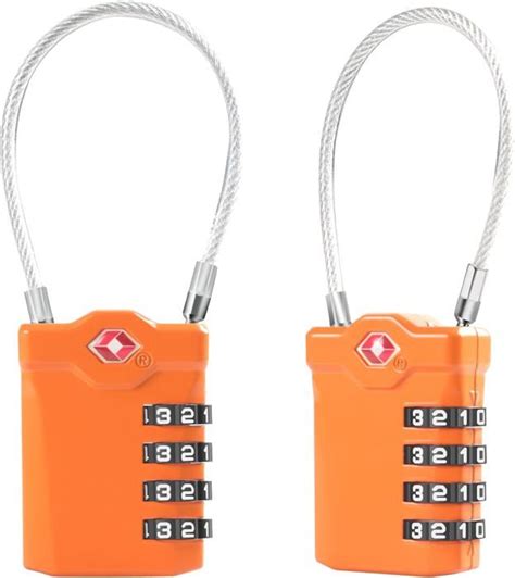 Cadenas à Bagages Tsa Chicheng Lot De 2 Anse Longue 4 Chiffres