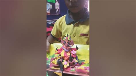 Chote Se Bache Ne Bnaaye Ganpati Bappa Youtube