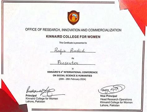 Rafia Rashid On Linkedin Presented My Research Paper In The 4th