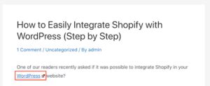 How To Add An External Link Icon On Your WordPress Site