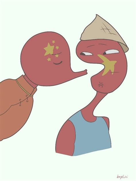 Countryhumans Vietnam Countryhumans China Hình Vui Anime Quốc Kỳ