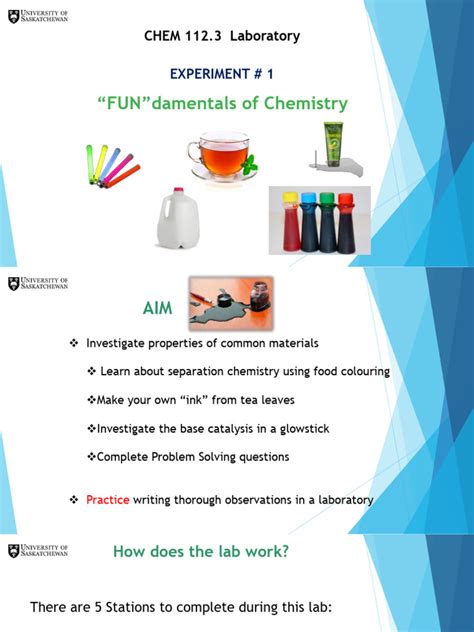 Chem 112experiment 1fundamentals 2023 Pdf