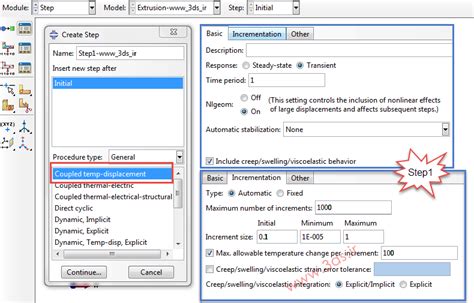 تحلیل فرآیند اکستروژن در آباکوسآنالیز کوپل حرارتی مکانیکی