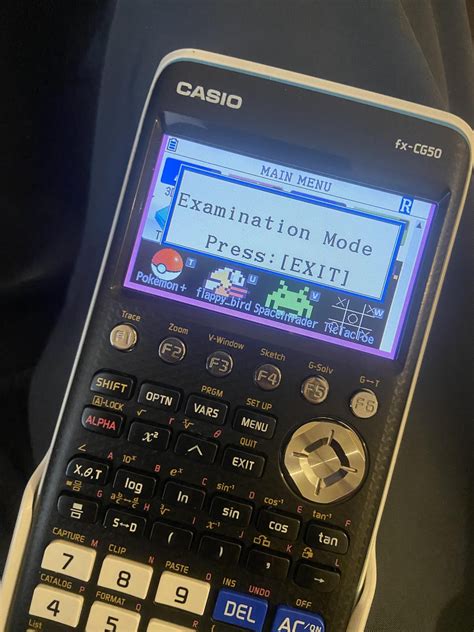 How Do I Get This Thing Casio Fx Cg50 Out Of Exam Mode R 6thform