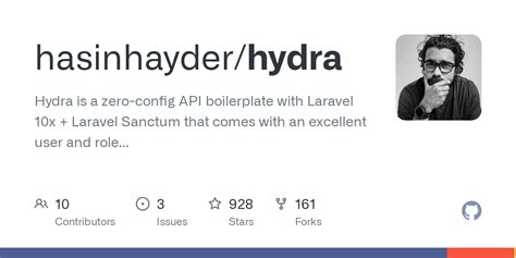 GitHub Hasinhayder Hydra Hydra Is A Zero Config API Boilerplate With Laravel X Laravel