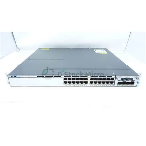 Cisco Catalyst 3750 X Series Switch 1u Rack Mount Format 24 X 10 100 1000 Ethernet Ports Ws