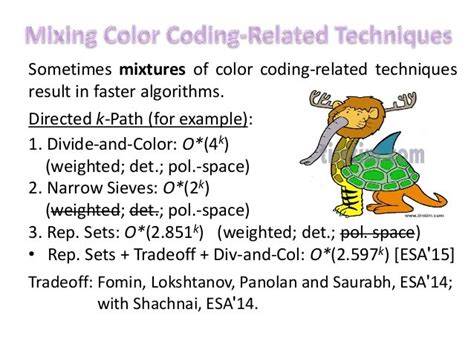 Color Coding Related Techniques