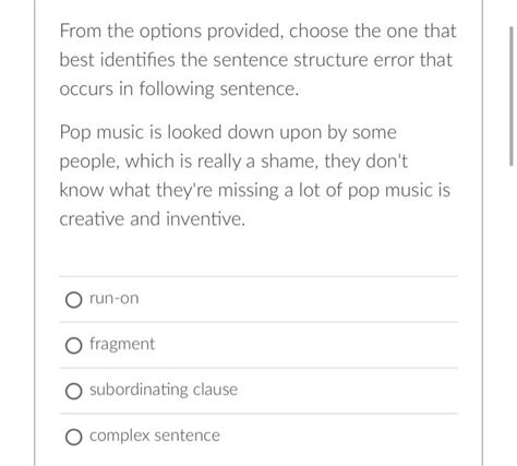 From The Options Provided Choose The One That Best