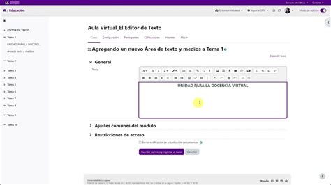 Moodle Editor De Texto Youtube