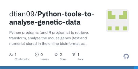 Github Dtian09python Tools To Analyse Genetic Data Python Programs And R Programs To