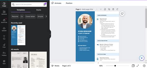 Cara Membuat Curriculum Vitae CV Di Canva Ampuh Untuk Jobseeker