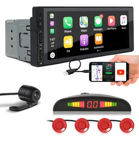 Multimídia 1 Din Câmera Sensor Ré Vermelho Jac J6 2021 Parcelamento Sem Juros